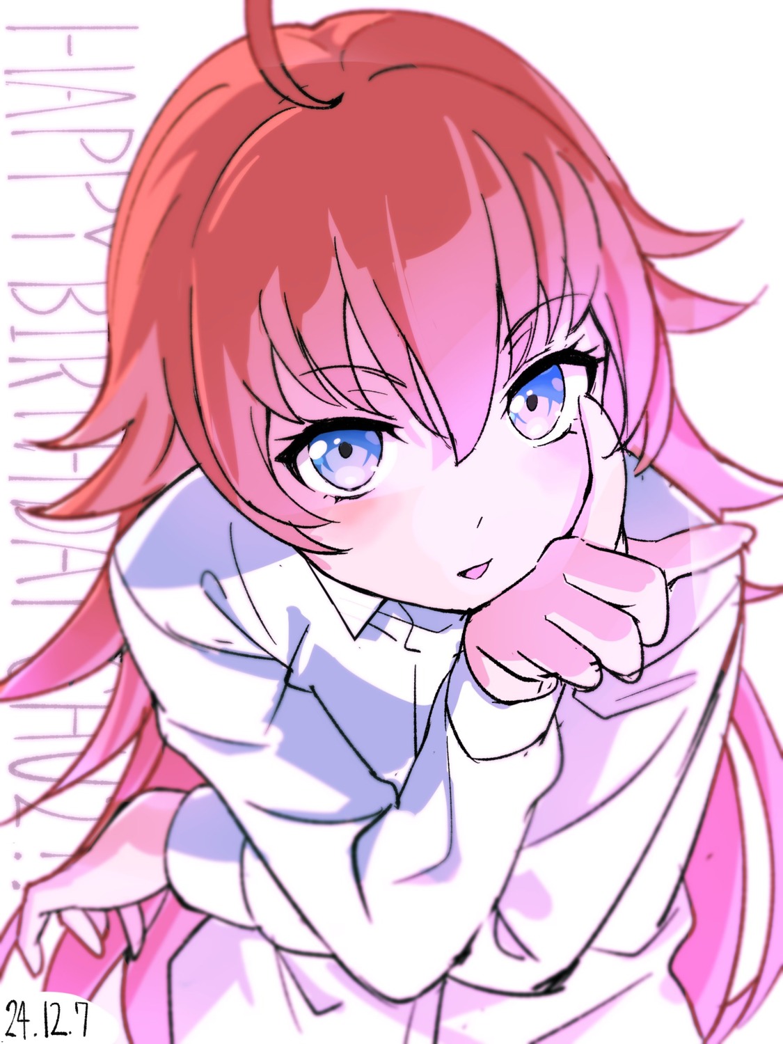 nobusawa osamu bang dream! tamade chiyu dress shirt sketch | #1208984 ...