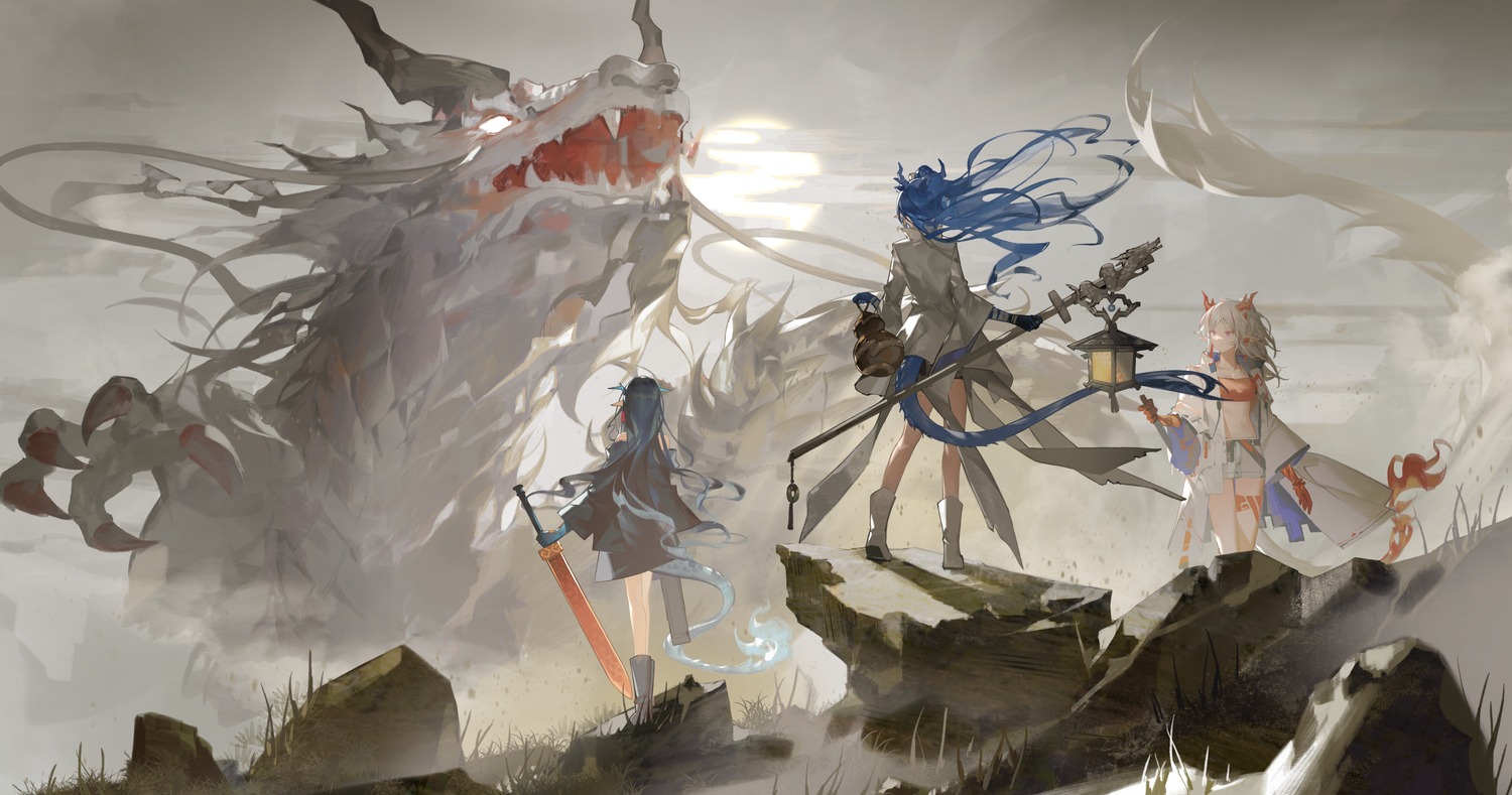 aniao ya arknights dusk (arknights) ling (arknights) nian (arknights ...