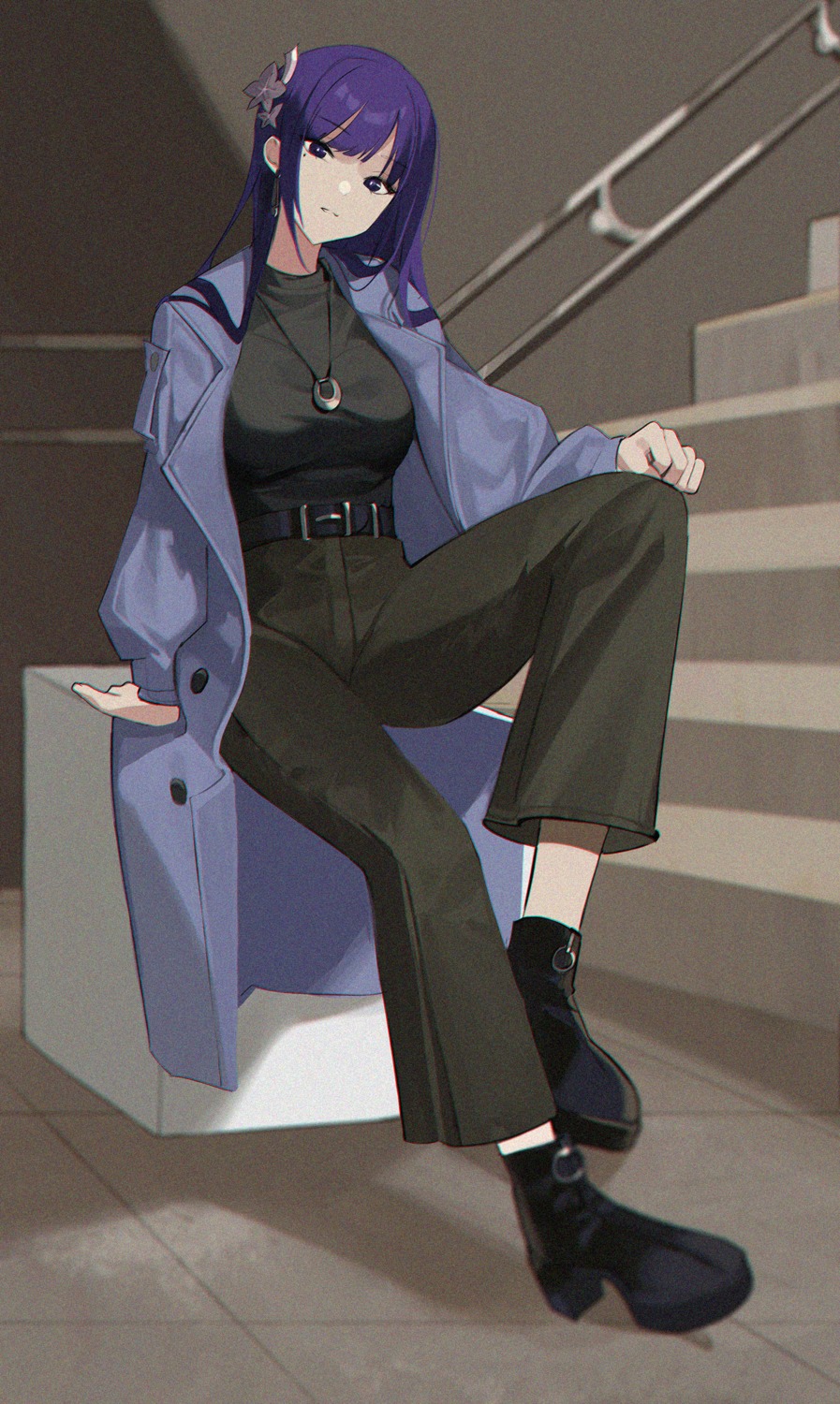 buri (retty9349) genshin impact raiden shogun heels | #990949 | yande.re