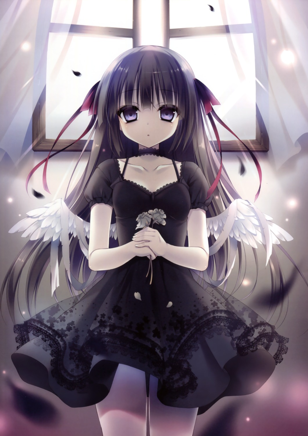 rubi-sama cleavage dress tagme wings | #381530 | yande.re