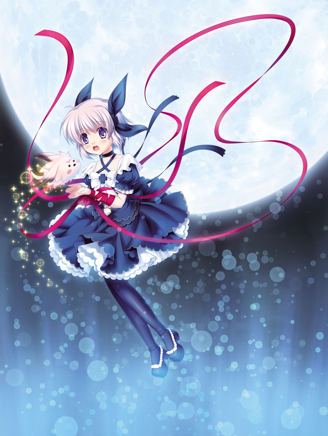 key hinoue itaru rewrite kagari (rewrite) dress heels pantyhose skirt ...