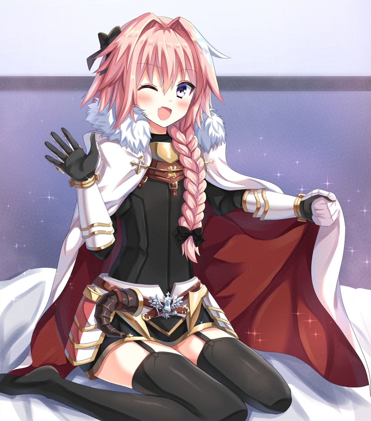 touka (artist) fate/grand order astolfo (fate) armor stockings ...