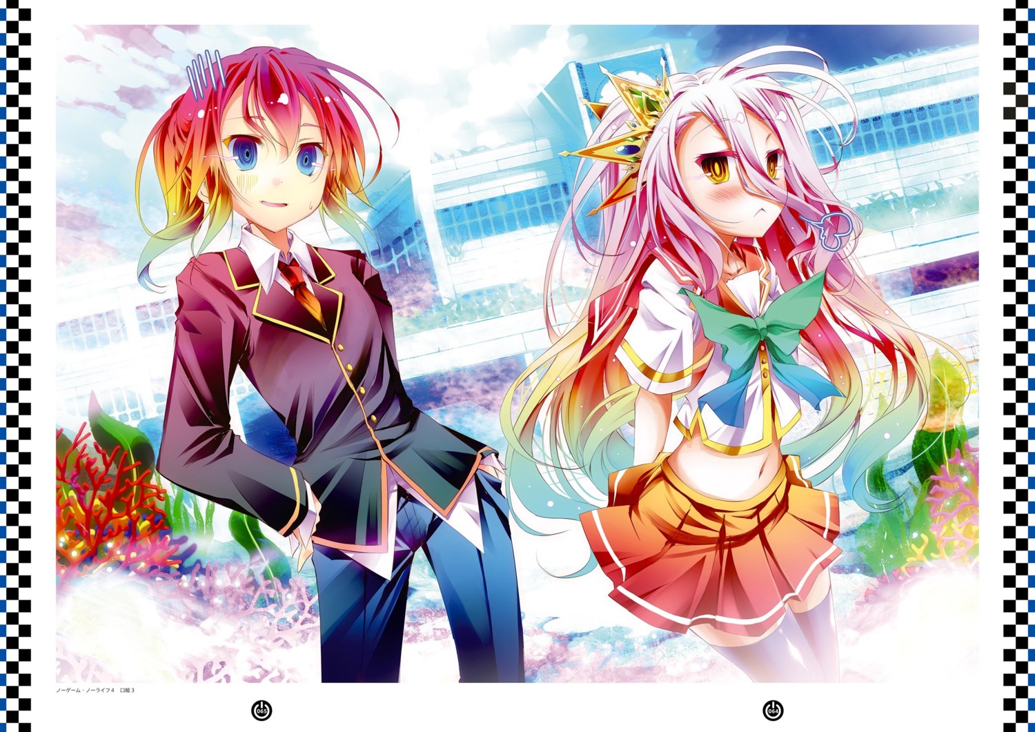 kamiya yuu no game no life shiro (no game no life) stephanie dora ...