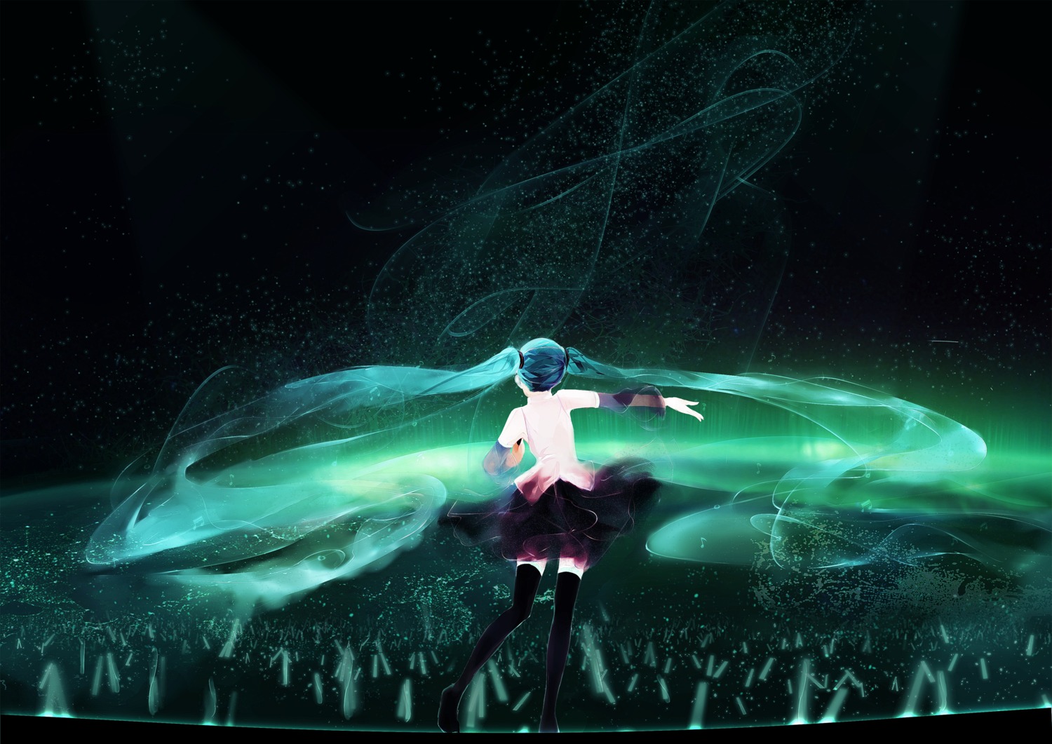 anna (anna1997) vocaloid hatsune miku thighhighs | #372838 | yande.re