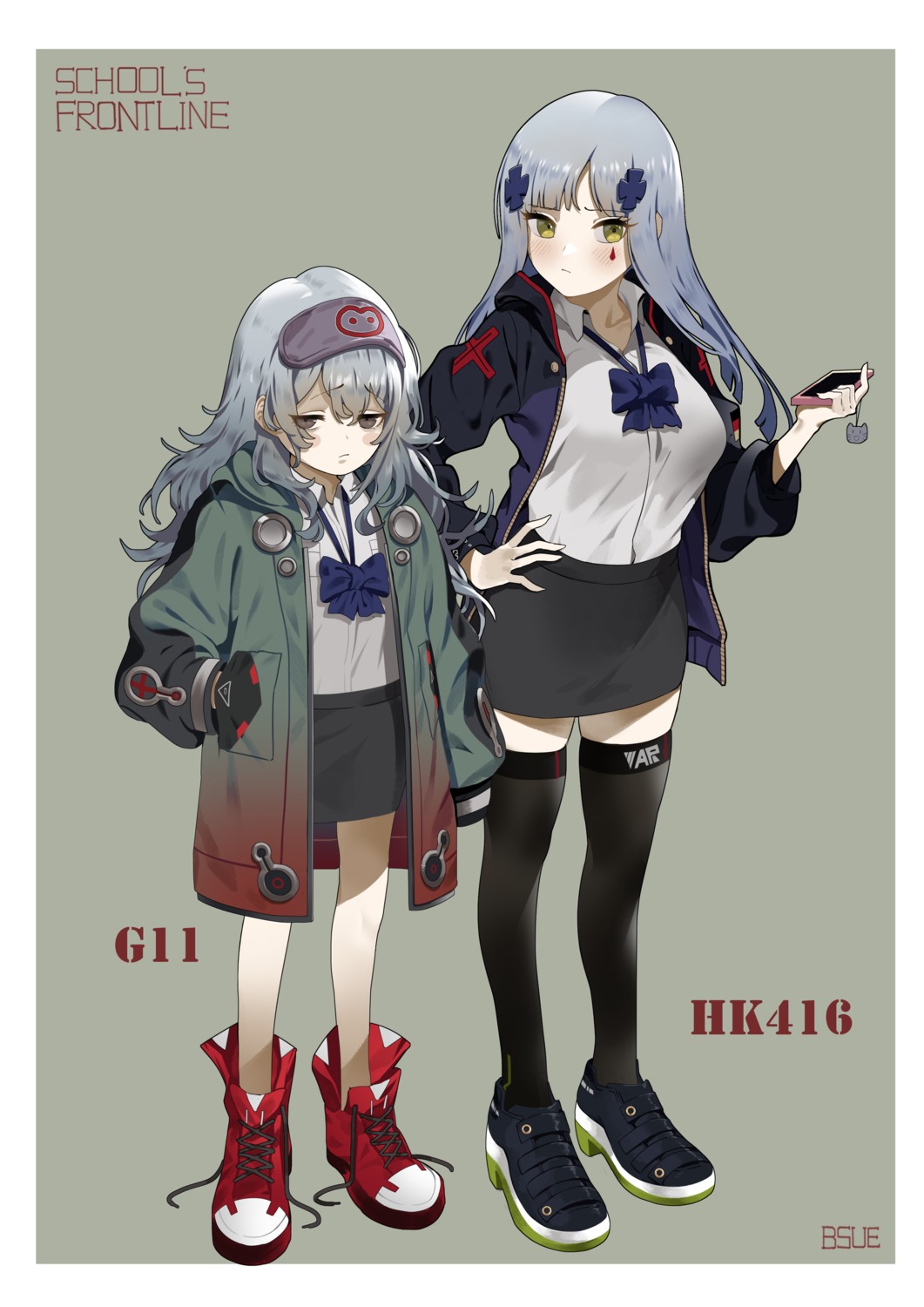 bsue girls frontline g11 (girls frontline) hk416 (girls frontline ...