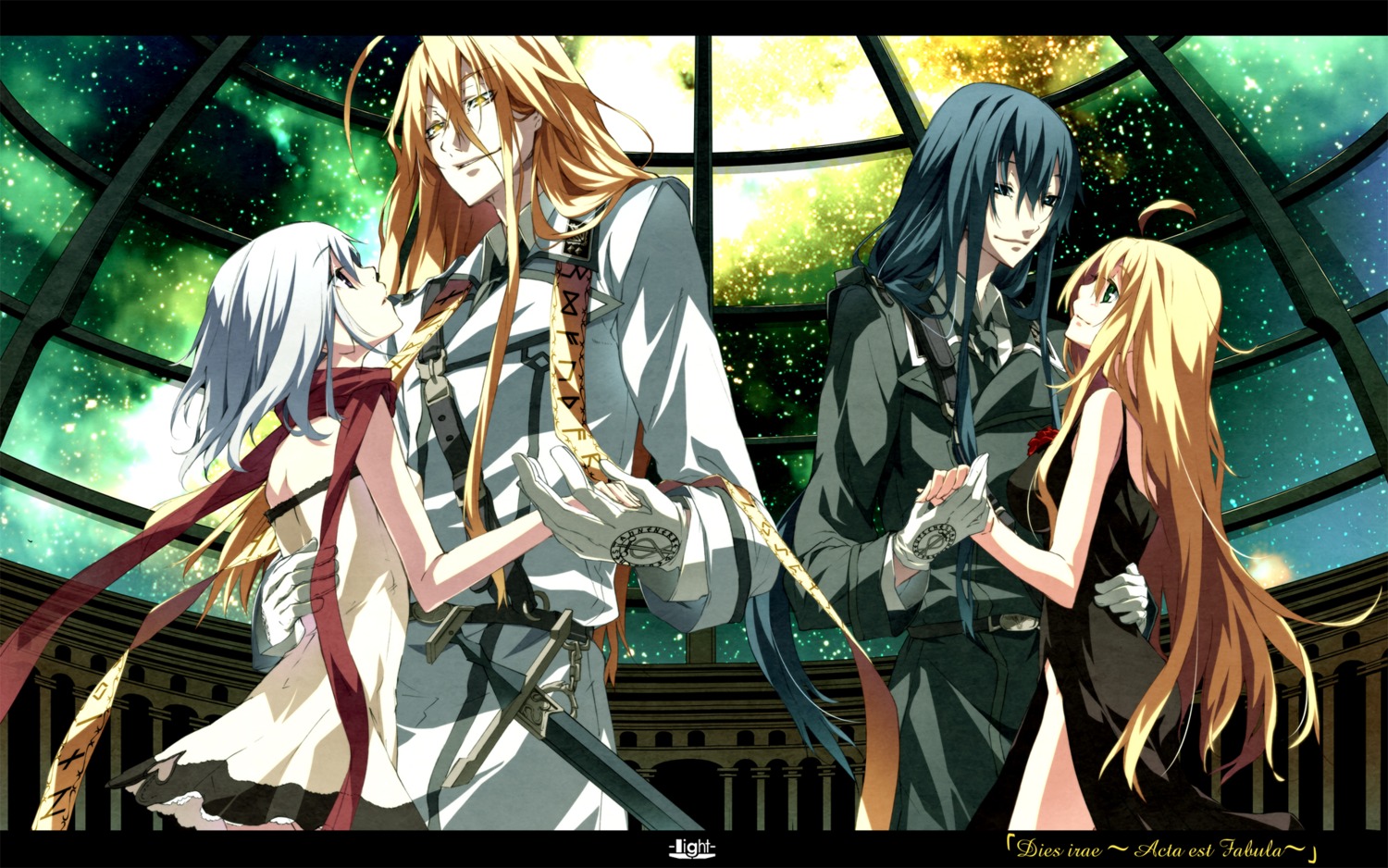 light g yuusuke dies irae himuro rea marie (dies irae) mercurius dress ...