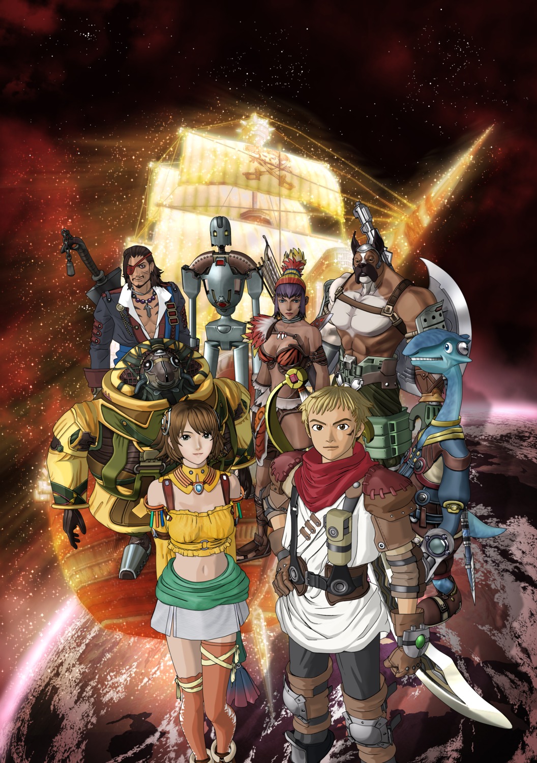 morinaga jirou nagao keiji rogue galaxy deego aegis dorgenark jaster ...