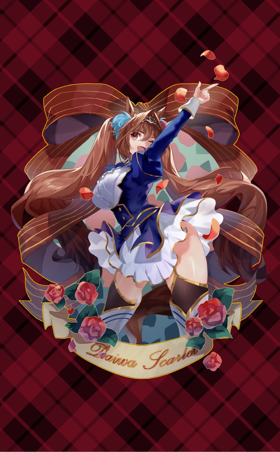 ethu uma musume pretty derby daiwa scarlet (umamusume) animal ears ...