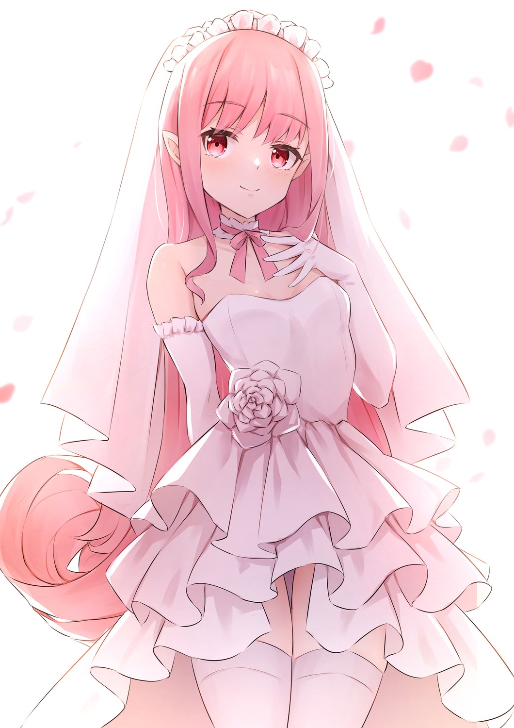 shiraiwa usagi fate/grand order habetrot (fate) dress no bra pointy ...