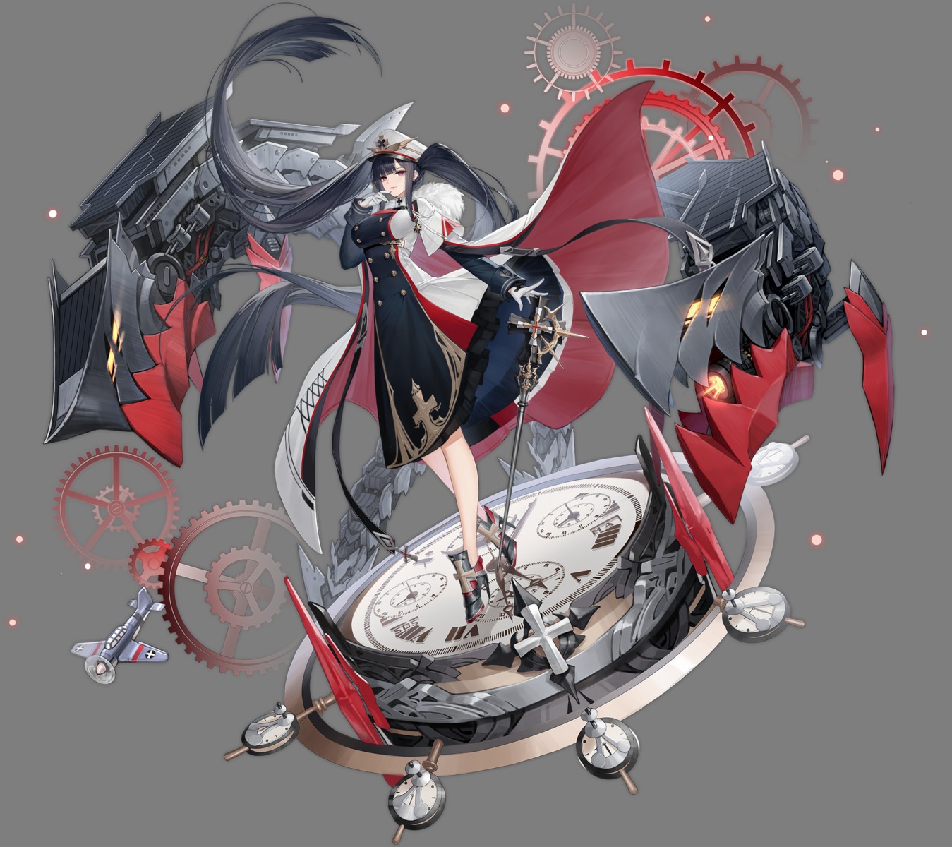 gujianshaonu azur lane peter strasser (azur lane) heels skirt lift ...