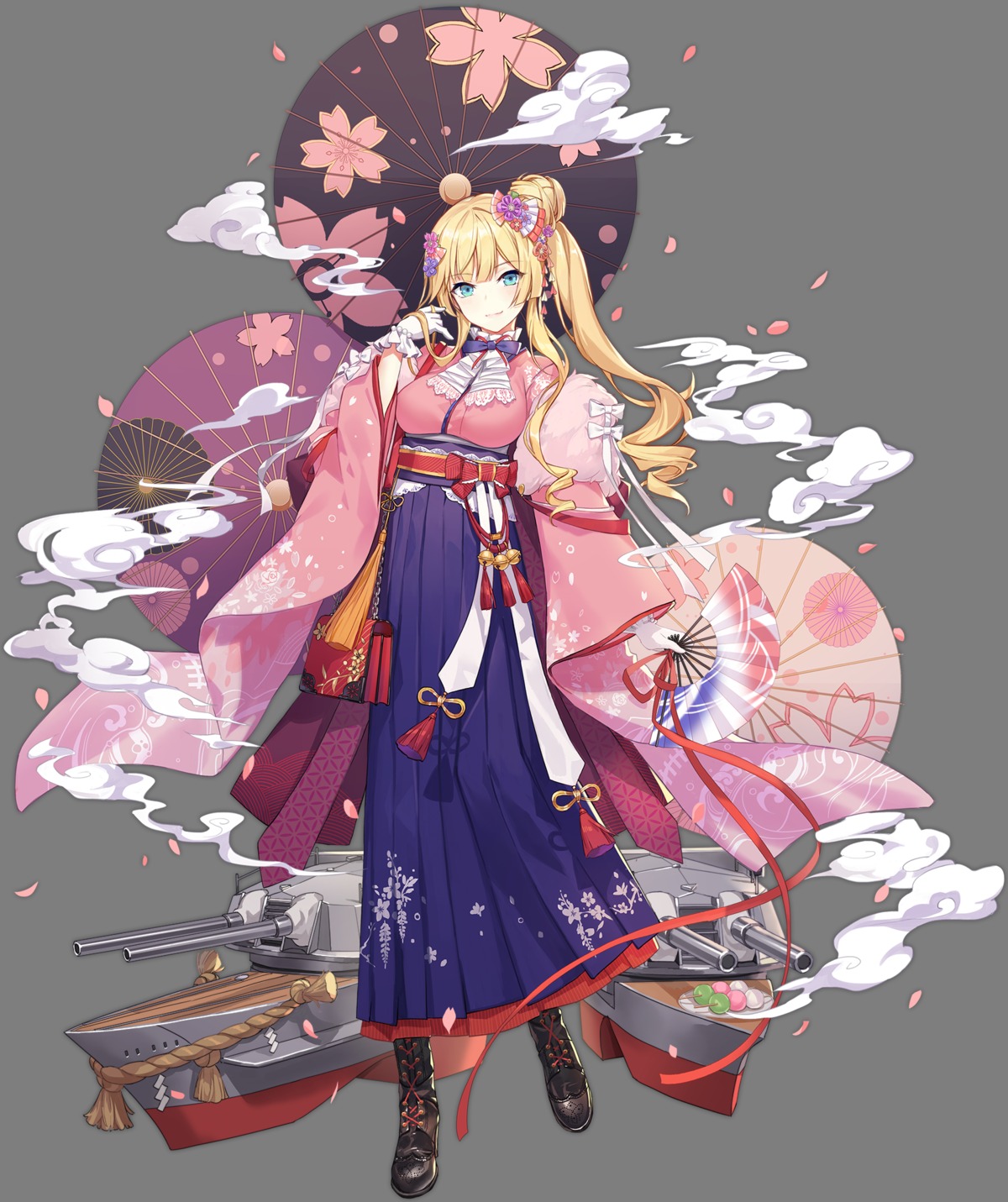 criin azur lane kongou (azur lane) japanese clothes transparent png ...