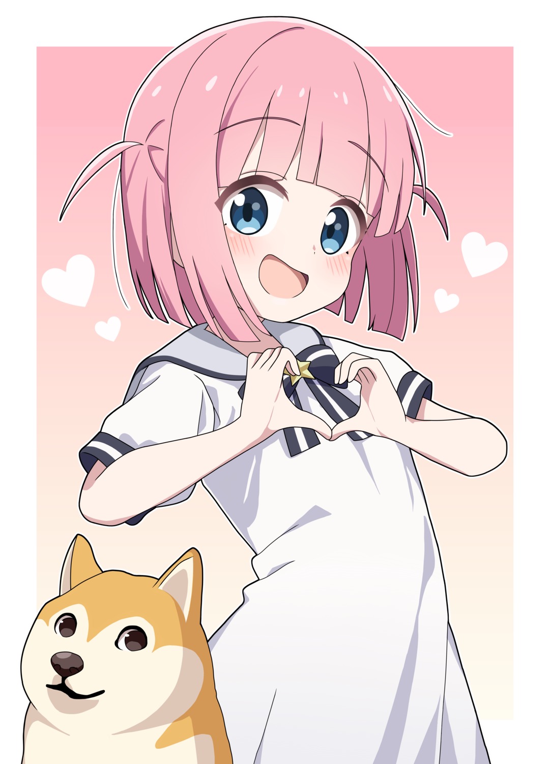 bocchi the rock! doge gotou futari kabosu crossover seifuku tagme ...