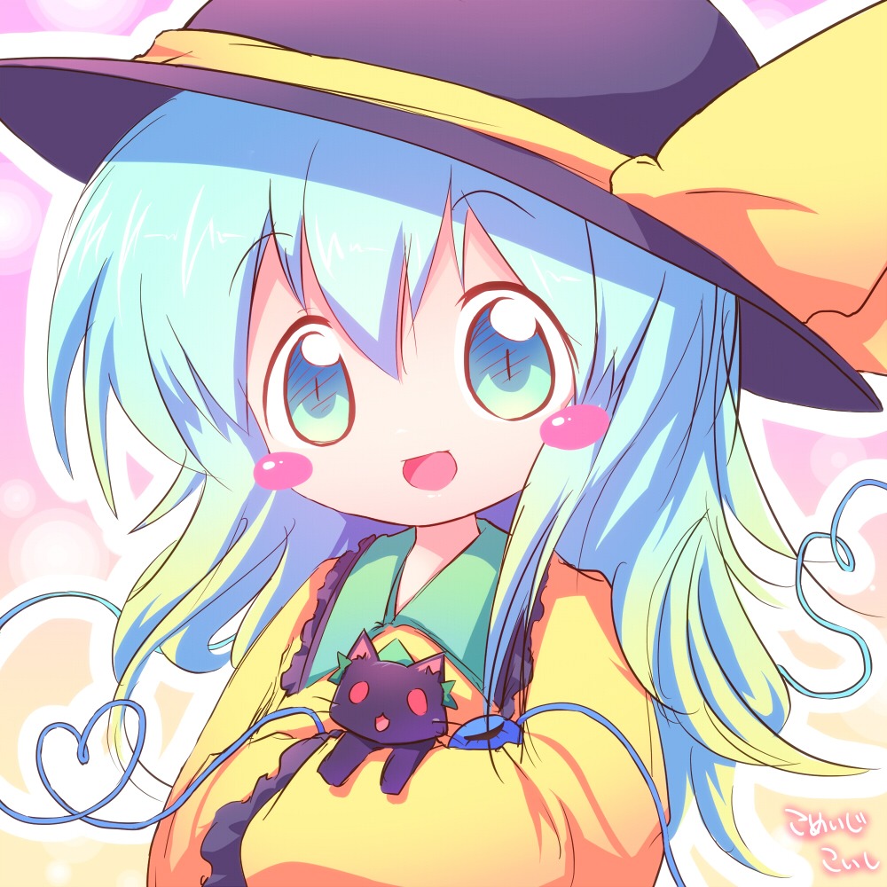 ayakashi (artist) touhou kaenbyou rin (cat) komeiji koishi chibi neko ...