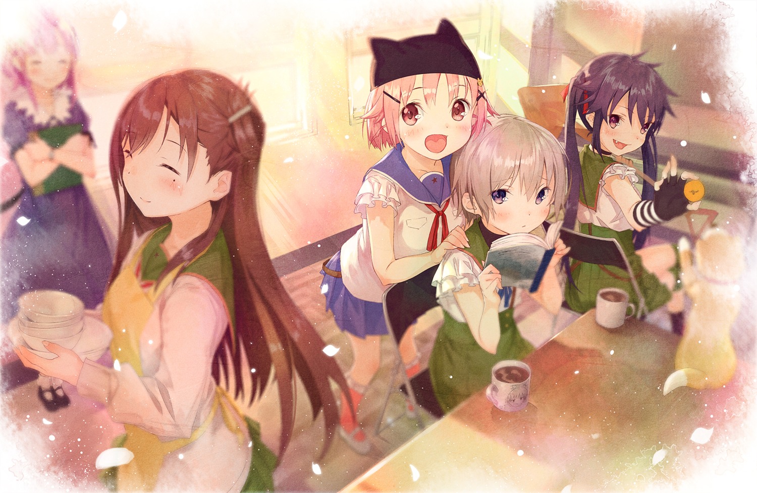 shouin gakkou gurashi! ebisuzawa kurumi naoki miki wakasa yuuri dress ...