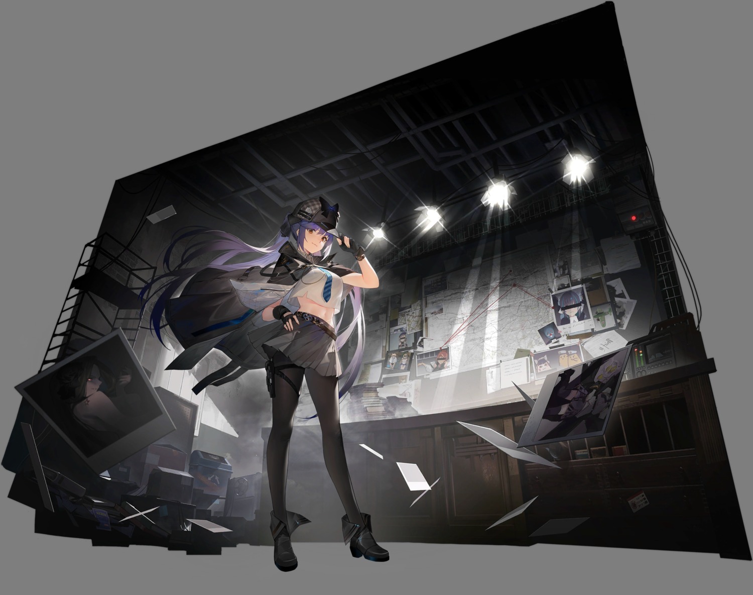 azur lane essex (azur lane) garter heels pantyhose see through seifuku ...