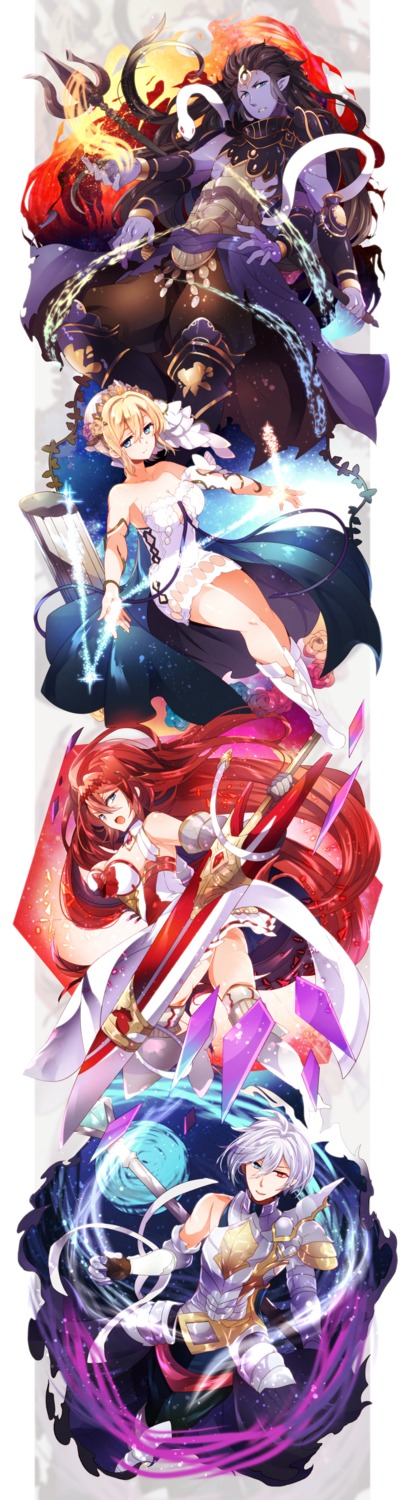 yoru hibiki granblue fantasy alexiel (granblue fantasy) europa ...