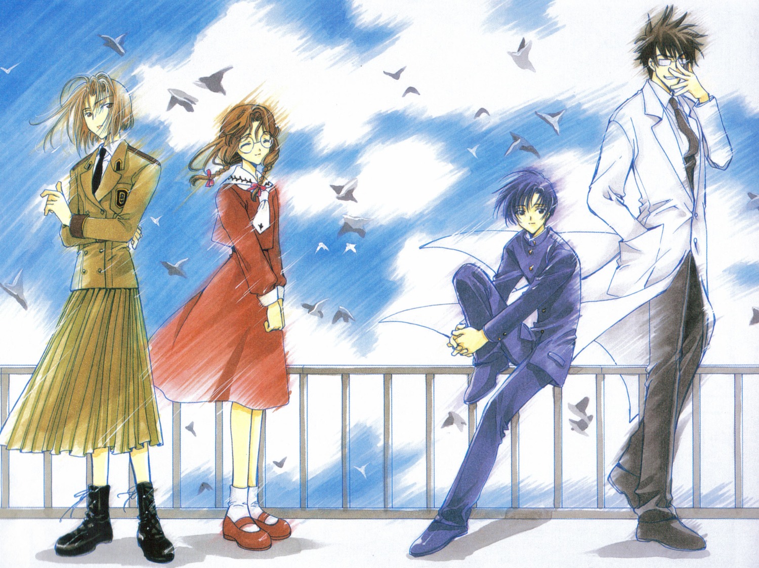 clamp angelic layer jounouchi sai mihara ichirou mihara oojirou saitou ...
