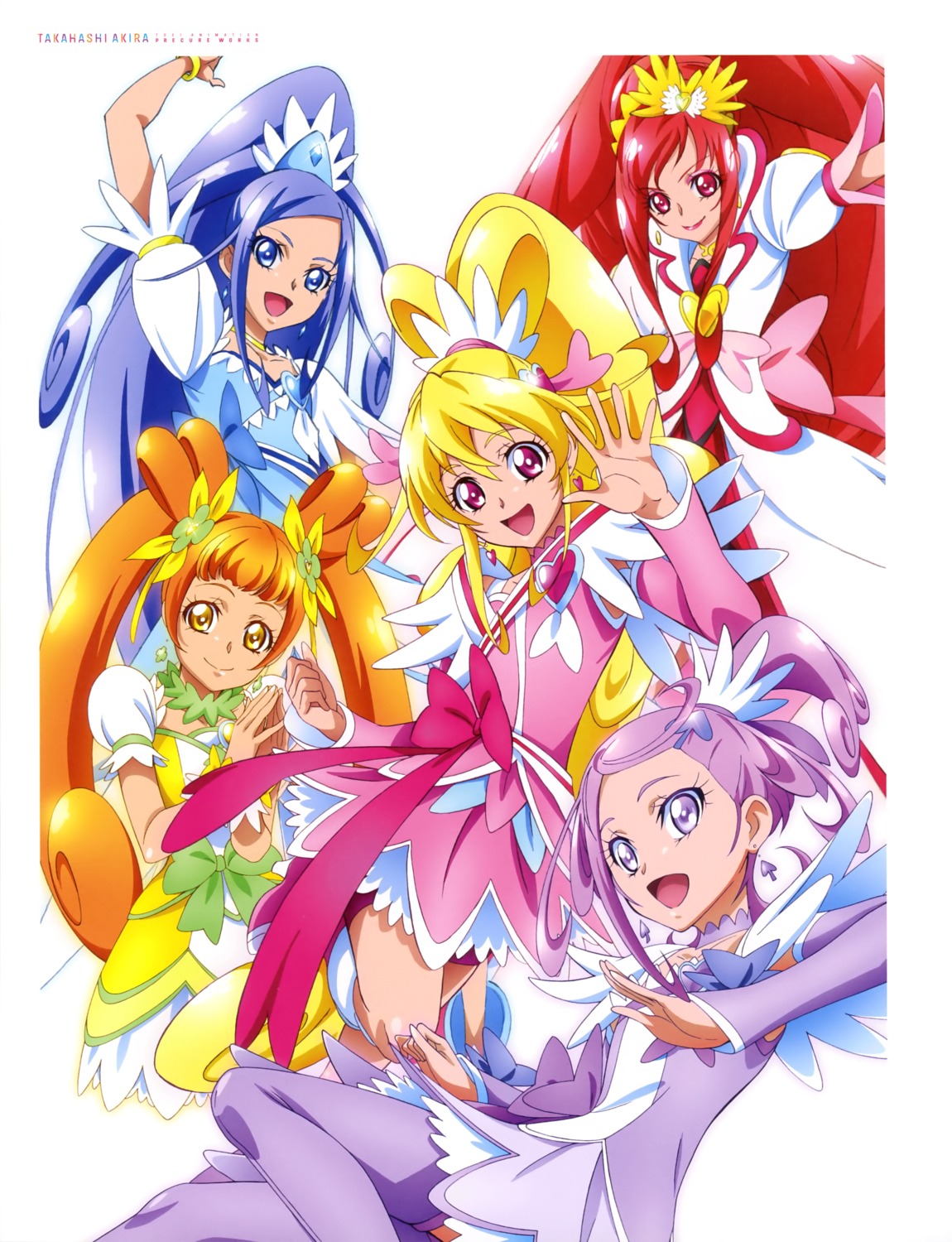 dokidoki! precure pretty cure aida mana hishikawa rikka kenzaki makoto ...