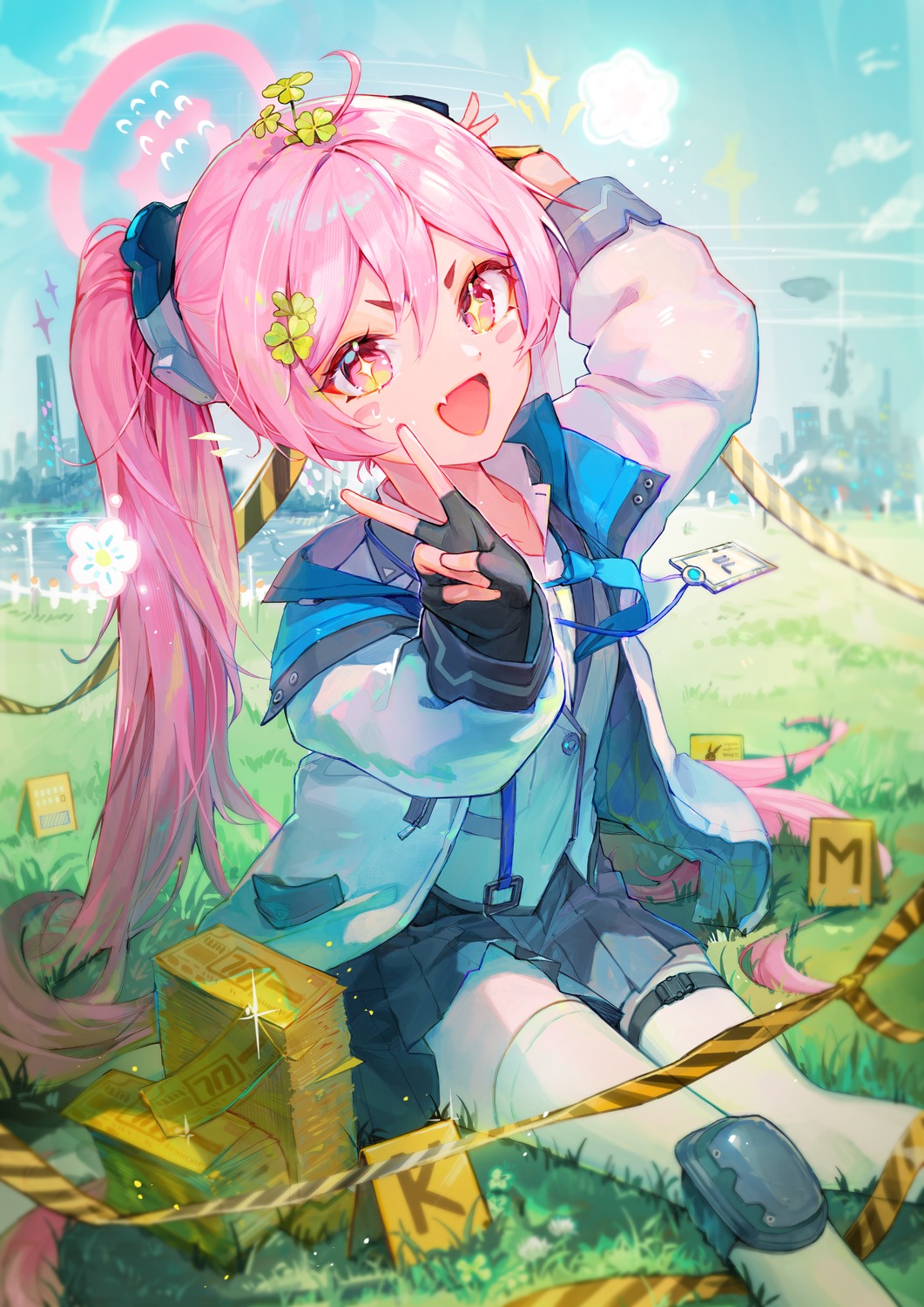 happyongdal blue archive kurosaki koyuki angel garter seifuku ...