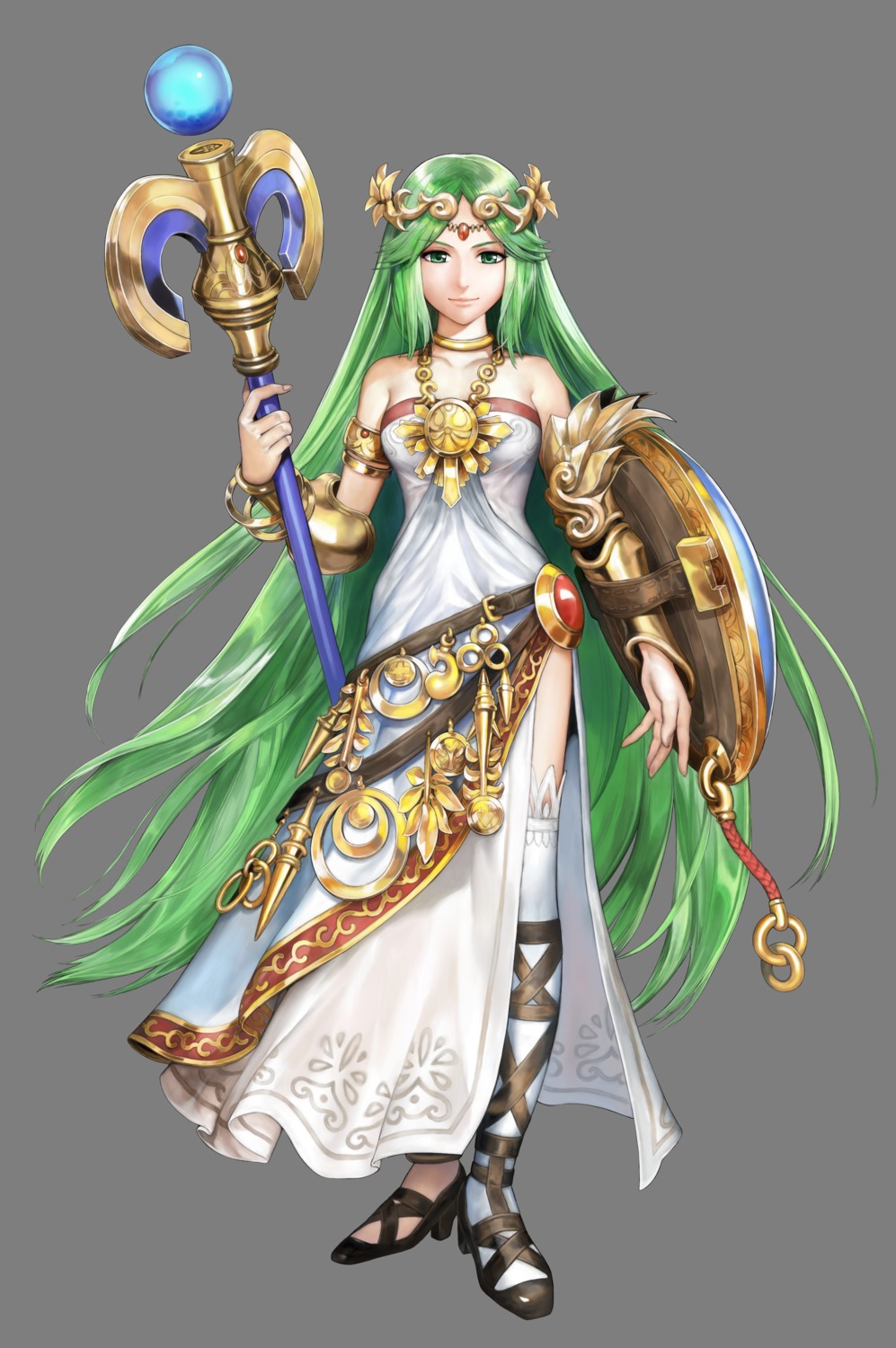 nintendo hirooka masaki kid icarus kid icarus: uprising palutena armor ...